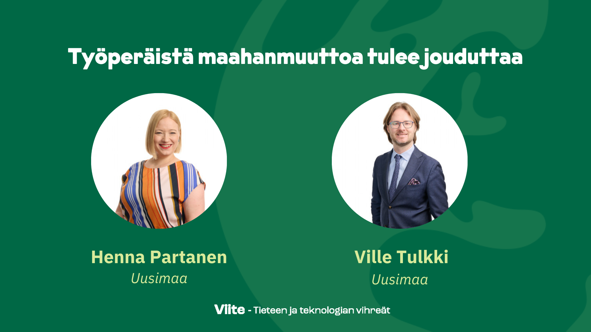 Työperäistä maahanmuuttoa tulee jouduttaa - Viite - Tieteen ja ...