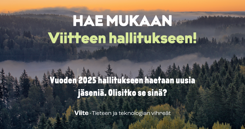 Hae mukaan Viitteen vuoden 2025 hallitukseen! - Viite - Tieteen ja ...